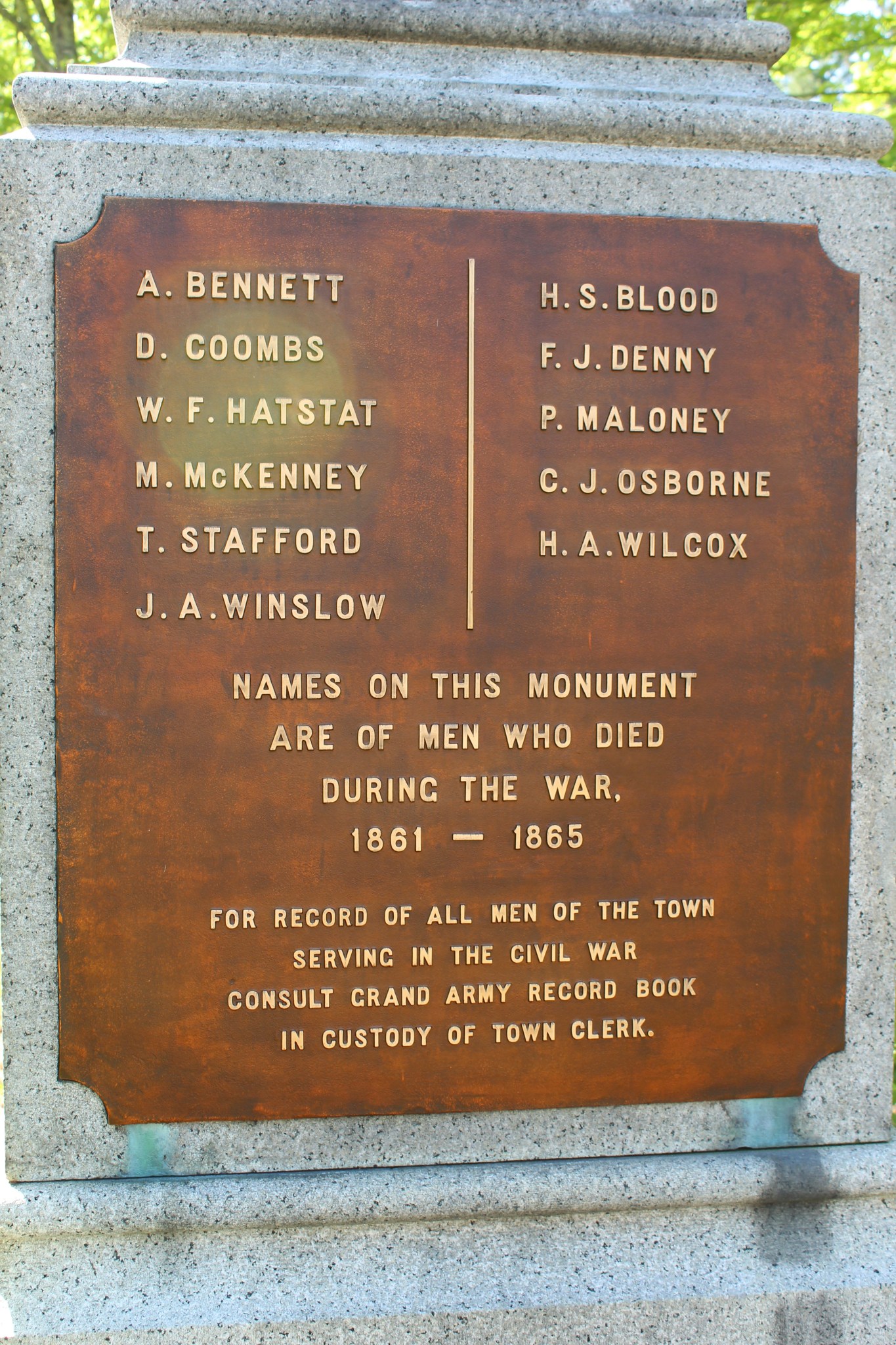 Ware | Massachusetts Civil War Monuments Project