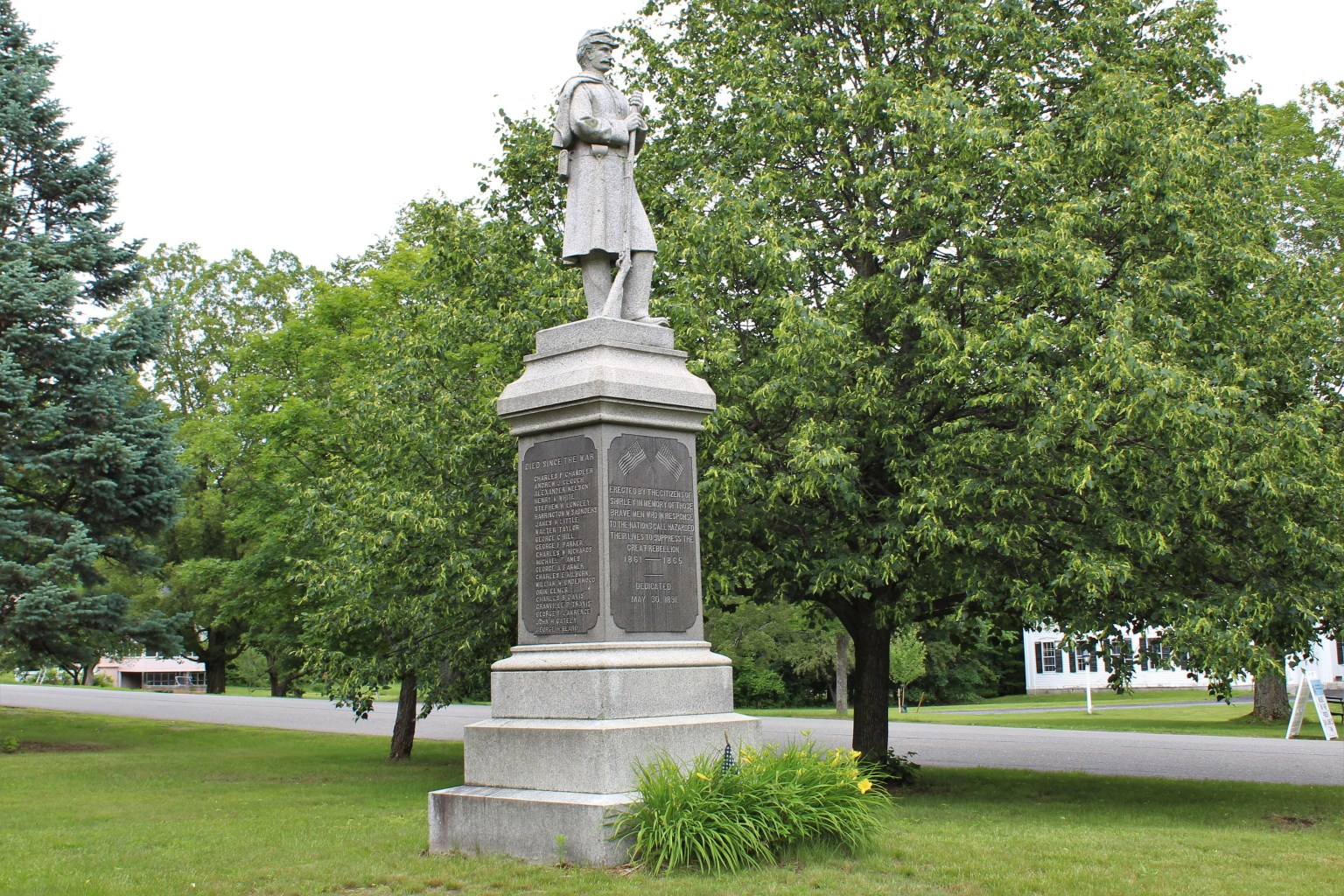Shirley Soldiers’ and Sailors’ Monument | Massachusetts Civil War ...